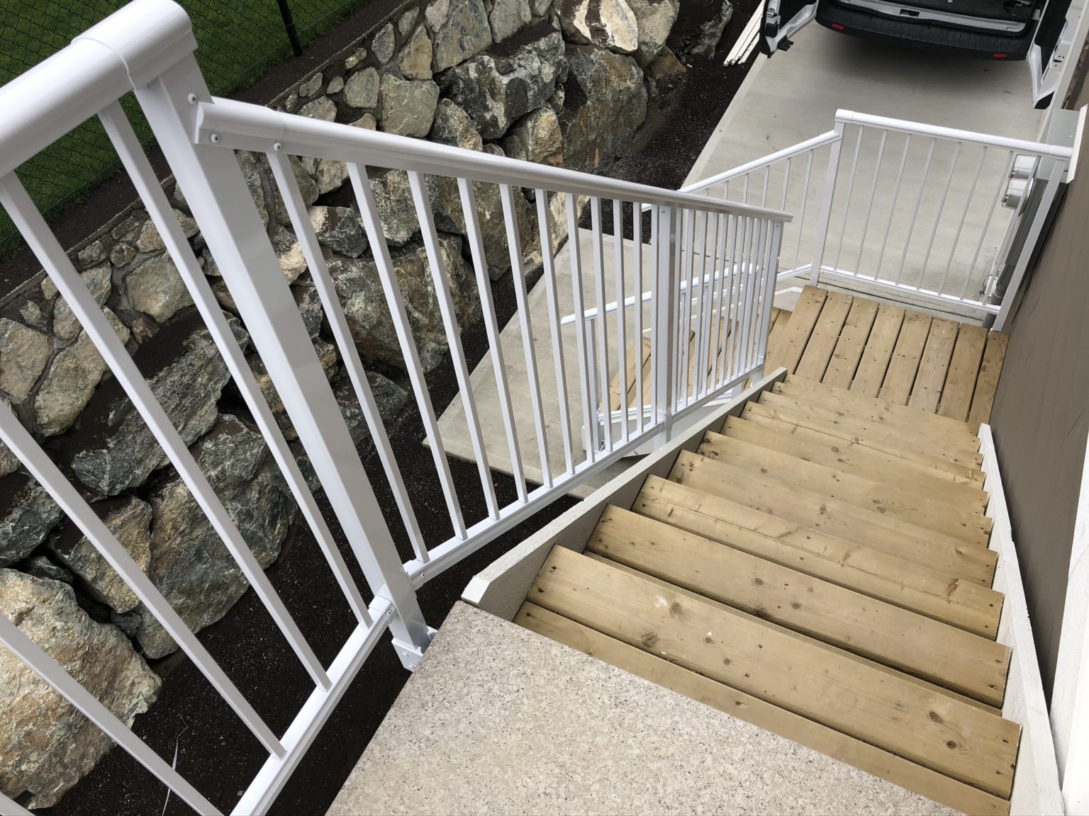 Railing Installations | Deck Solutions | Victoria's Vinyl Deck Specialist